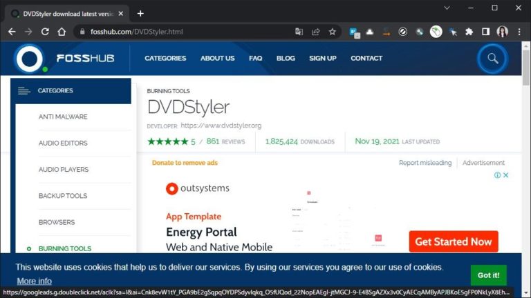 DVDStylerのインストール – みっちょゼミナールぷち